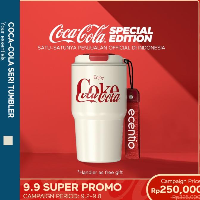 Jual ecentio Coca-Cola Special Edition Tumbler Vacuum Insulated 316 590ML | Shopee Indonesia