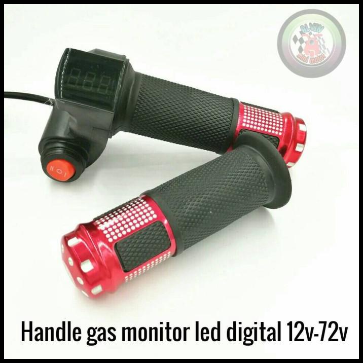 Jual handle gas skuter elektrik 12v-72v hand grip scooter sepeda ...
