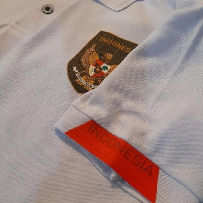 Jual Kaos Polo Timnas Indonesia Logo Garuda Terbaru Full Bordir (ready ...