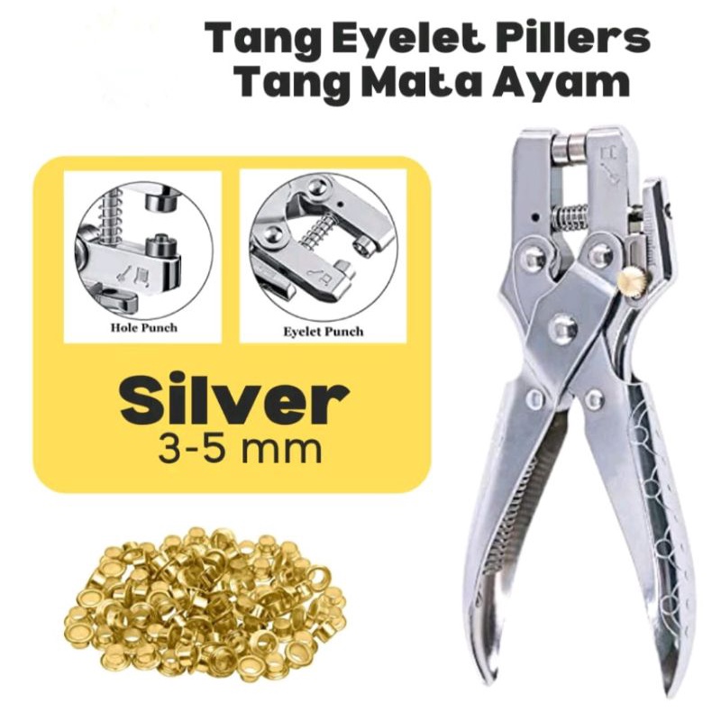 Jual Tang mata ayam / Tang pembolong serbaguna/ Eyelet plier | Shopee ...