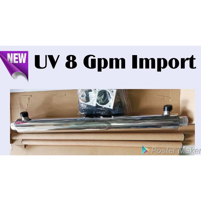 Jual Uv Water Sterilizer Ultraviolet 8 Gpm- Uv Sterilizer Import 8 Gpm | Shopee Indonesia