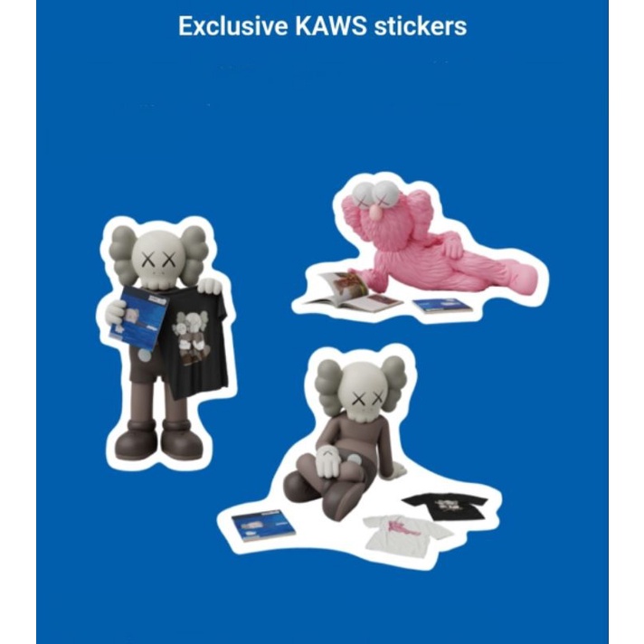 Jual Exclusive sticker kaws from Uniqlo | Shopee Indonesia