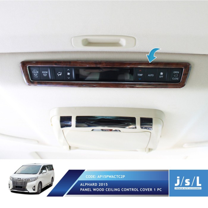 Jual JSL List Atap Panel All New Alphard Ceiling Control Panel Cover ...