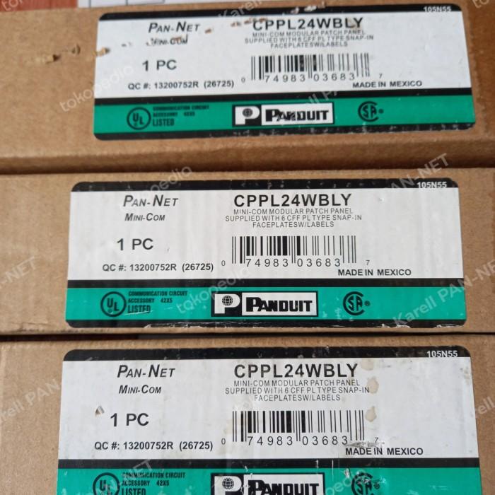 Jual Patch Panel Panduit 24 Port Cppl24Wbly | Shopee Indonesia