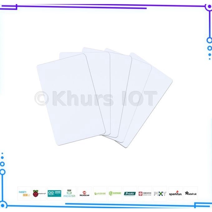 Jual Kartu RFID MIFARE Classic IC Card 1K 13.56Mhz NFC Card ISO 14443A ...