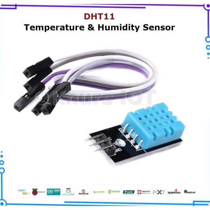 Jual Dht11 Temperature And Humidity Sensor For Arduino Shopee Indonesia