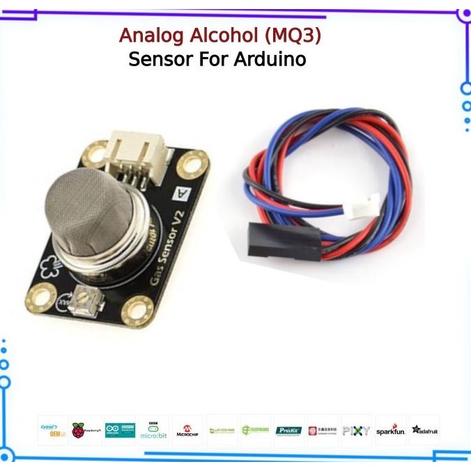Jual DFRobot Gravity: Analog Alcohol Sensor (MQ3) For Arduino | Shopee Indonesia