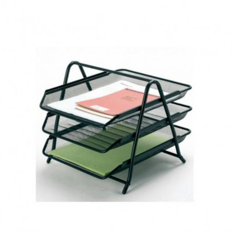Jual Letter Tray | Rak dokumen 3 tingkat besi | Letter tray 3 besi V ...