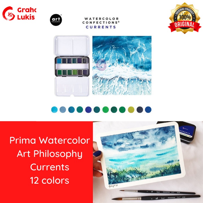 Jual Prima Watercolor - Art Philosophy Watercolour Confections Currents ...