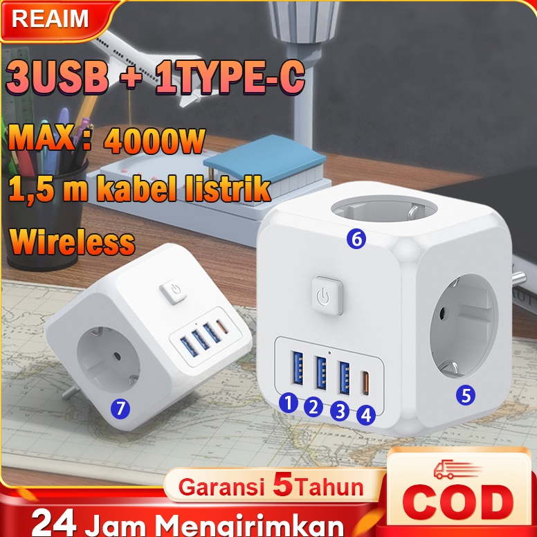 Jual Baru.. Stop kontak +kabel 1.5 METER SNI /wireless Stop kontak ...