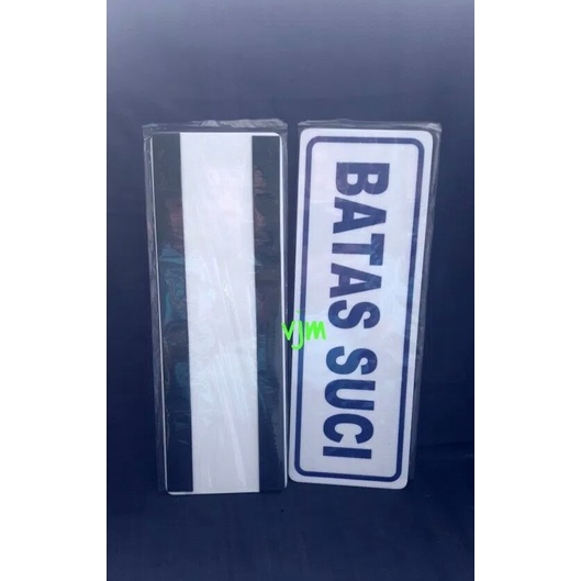 Jual TERMURAH!! Sign label acrylic tulisan batas suci , plat akrilik ...