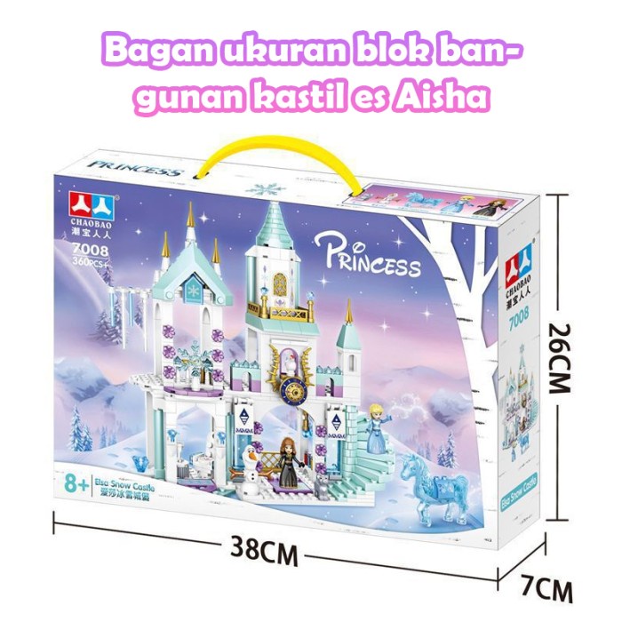 Jual PROMO!!! FROZEN PRINCESS BLOCK BLOK BRICK FROZEN ELSA SNOW CASTLE ...