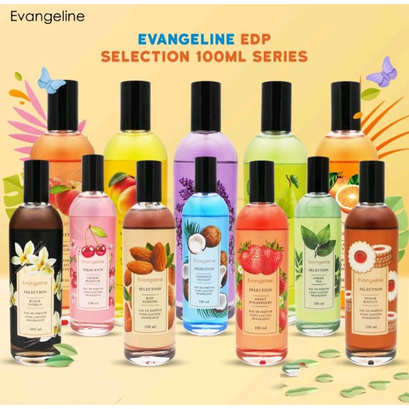 Jual 100ML EVANGELINE EAU DE PARFUME PINK WHITE SAKURA STRAWBERRY MUSK ...
