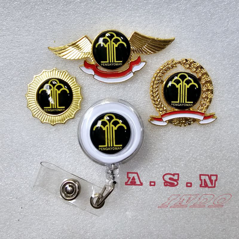 Jual Pin Logo Pengayoman Kumham Yoyo Id Card Pengayoman Lencana ...