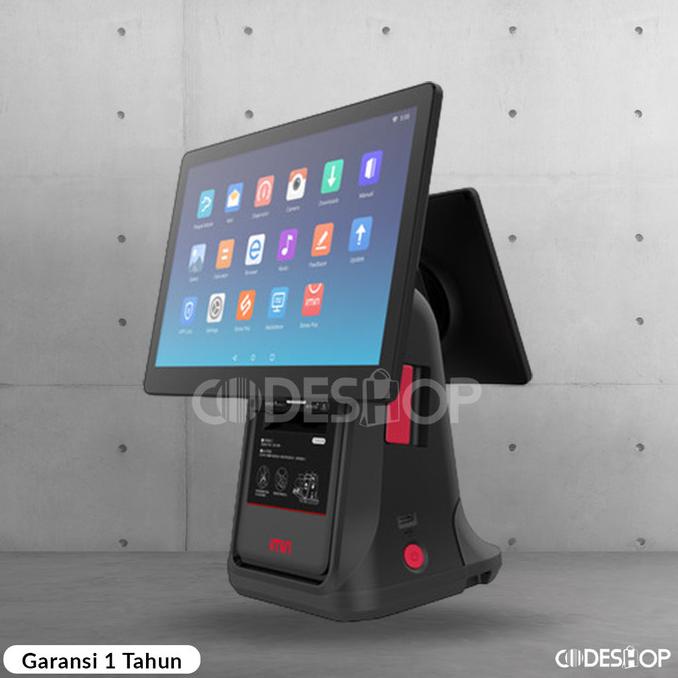 Jual Mesin Kasir Imin D4-504 Pos Android Touchscreen Dual Display ...