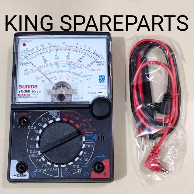 Jual MULTI TESTER MULTITESTER ANALOG MANUAL SUNMA YX 360TR E L B ...
