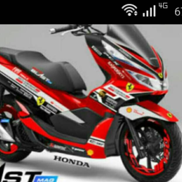 Jual Decal full body Honda PCX old 150 variasi ferrari pilihan | Shopee ...
