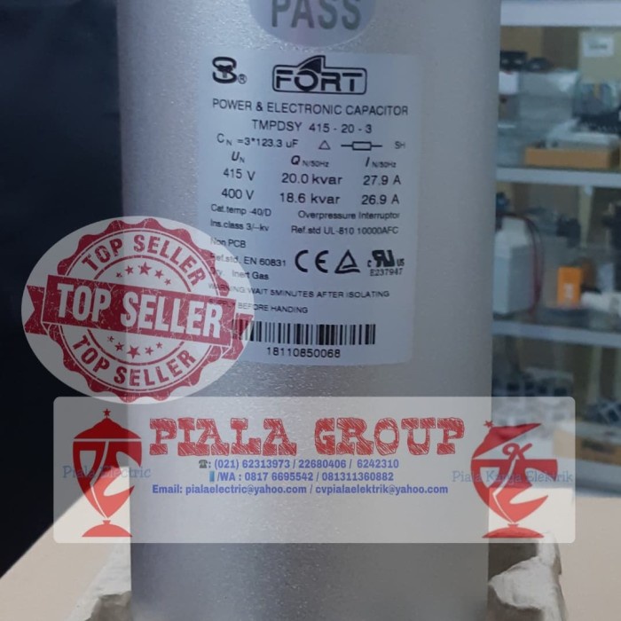 Jual Yuk Order!!! Capasitor Bank 20Kvar 415V / 18.6Kvar 400V Merk Fort | Shopee Indonesia