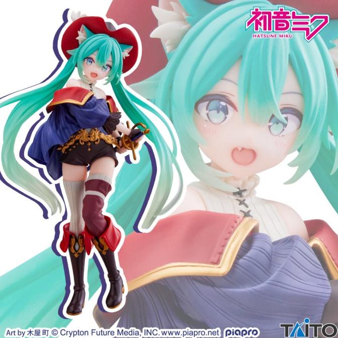 Jual Bisa COD Hatsune Miku Wonderland Figure - Miku Puss in Boots Ver ...