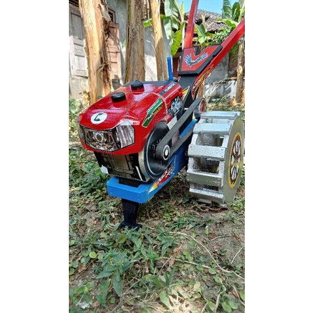 Jual mainan anak laki laki miniatur traktor sawah mini dr kayu ...