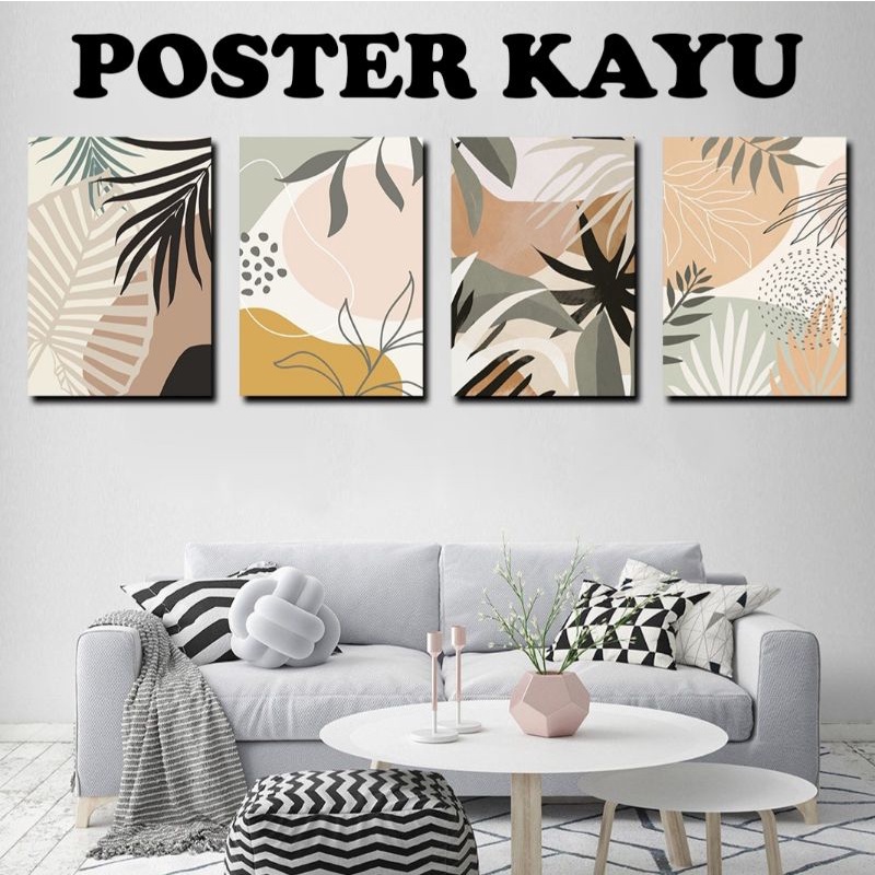 Jual Poster kayu ukuran (20×30) TROPIS Hiasan dinding kamar wall decor ...