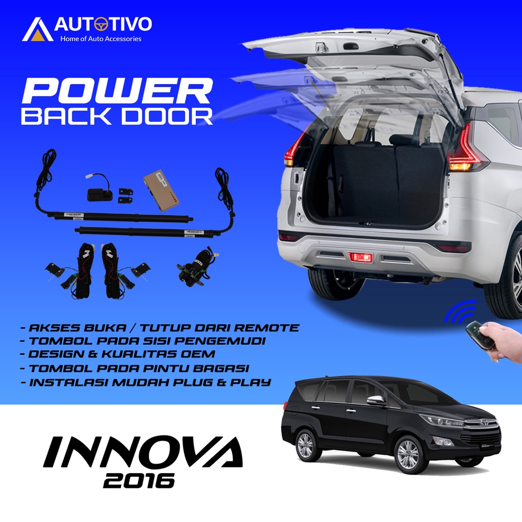 Jual JSL Power Back Door All New Innova 2016 Premium Automatic Tailgate ...