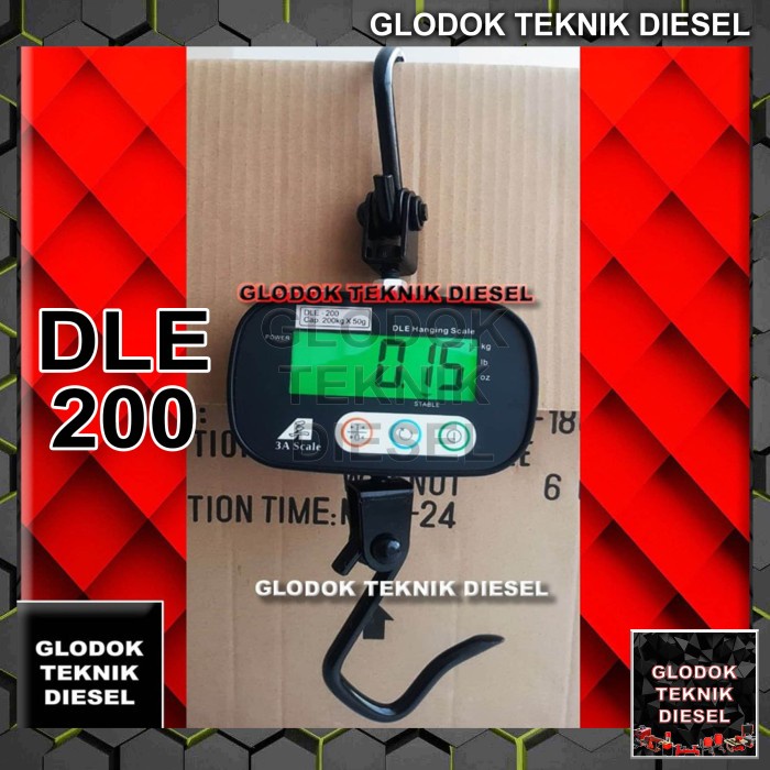 Jual TIMBANGAN GANTUNG DIGITAL 200 KG DLE 200 | Shopee Indonesia