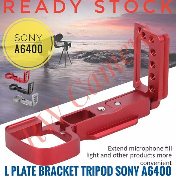 Jual L Plate Sony A6400 Quick Release Plat Tripod Shape Alpha 6400 Rig ...
