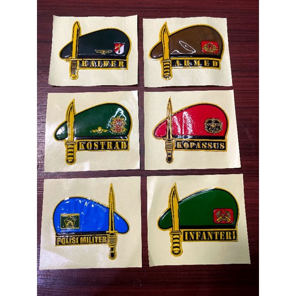 Jual STIKER BARET KOPASUS/RAIDER/PM/KAVALERI/STIKER MOTOR/STIKER MOBIL ...