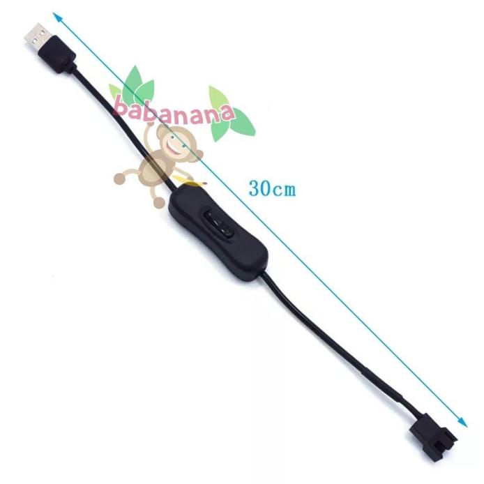 Jual Usb To Pwm 4 Pin Switch Saklar Fan Casing Pc Laptop Adapter Cable ...