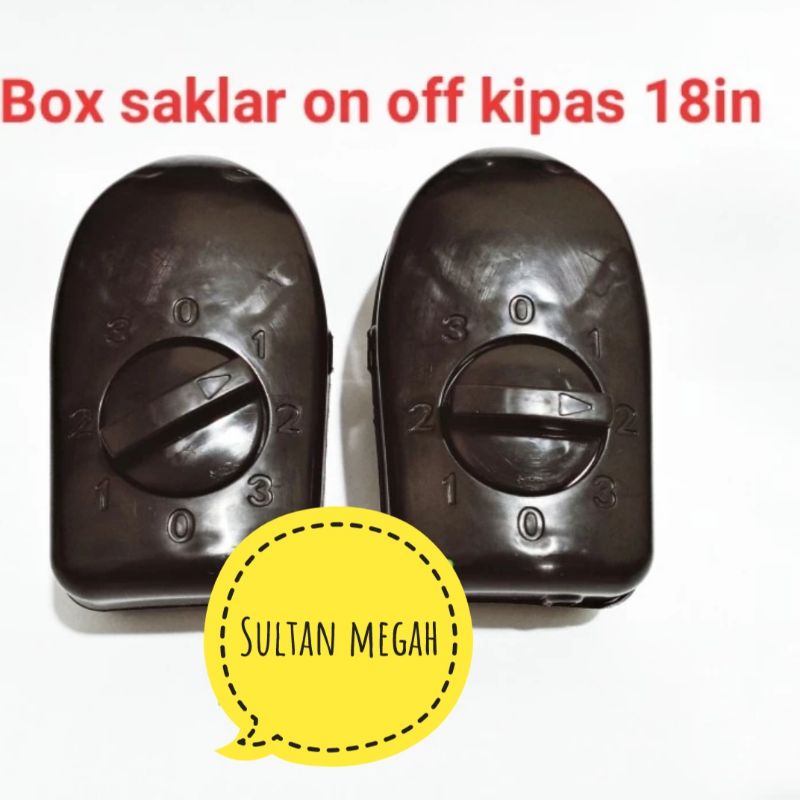 Jual BOX SAKLAR ON OFF UNTUK KIPAS ANGIN 18IN | Shopee Indonesia