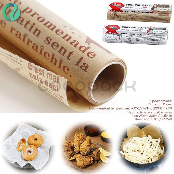 Jual Silahkan Order] Kaulus Non Stick Baking Paper Kertas Alas Roti Kue ...