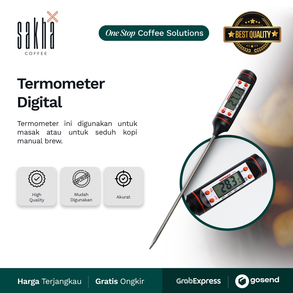 Jual Digital Termometer Kopi Susu Alat Pengukur Suhu Minuman | Shopee ...