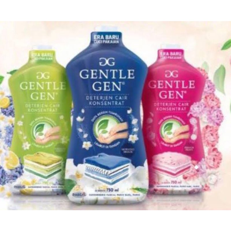 Jual GENTLE GEN DETERJEN CAIR KONSENTRAT KEMASAN BOTOL 700 ML | Shopee ...