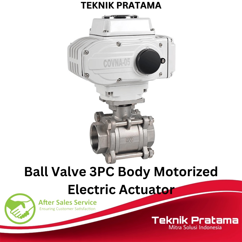 Jual Motorized Electric Actuator On Off Ball Valve 3Pc Body Size 1 Inch | Shopee Indonesia