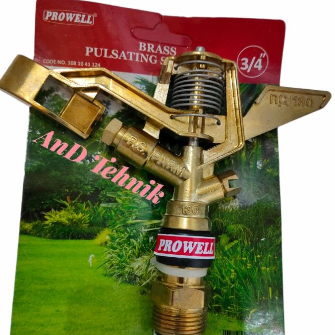 Jual Sprinkler Taman Kuningan / Tabok / Brass Pulsating Sprinkler 3/4 ...
