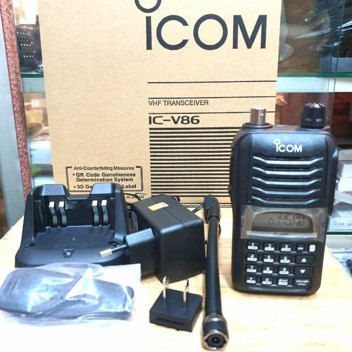Jual HT ICOM IC V86 PENGANTI ICOM IC V80 7 WATT ORIGINAL | Shopee Indonesia