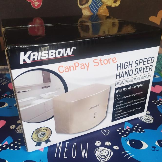 Jual Krisbow Alat Pengering Tangan Hand Dryer Ak2630K | Shopee Indonesia
