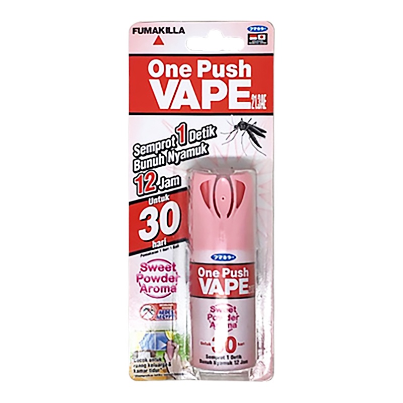 Jual One Push VAPE Obat Nyamuk Sweet Powder Aroma 30 hari 10 ml | Shopee Indonesia