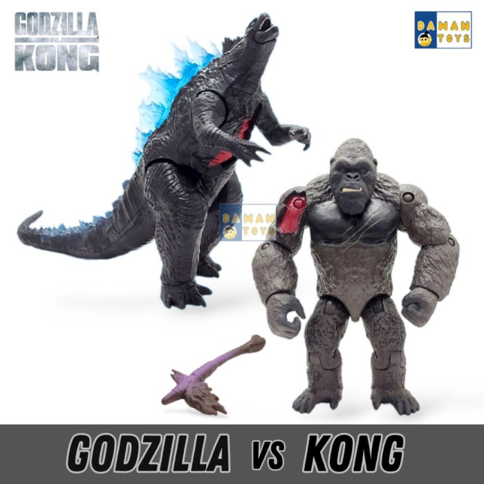 Jual Figure Supercharged Godzilla vs Antarctic Kong Monster Kaiju ...