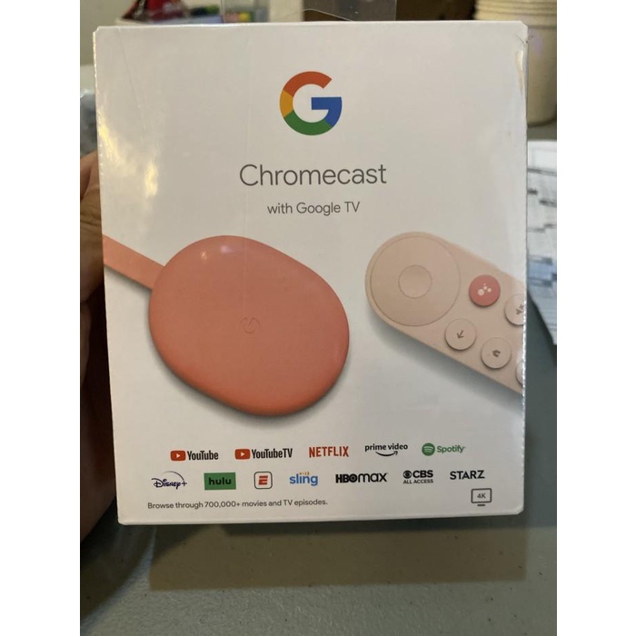 Jual Google Chromecast With Google Tv 4K Hdr Wifi Streaming Media ...
