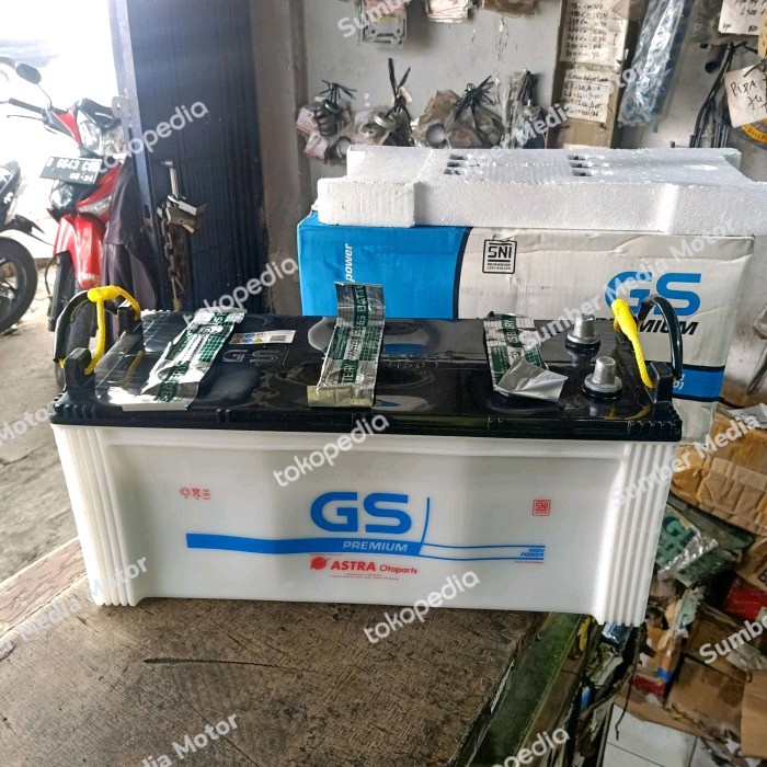 Jual Produk Aki Accu Basah Mobil Gs Premium Astra N150 145G51 12V-150Ah Original Original ...