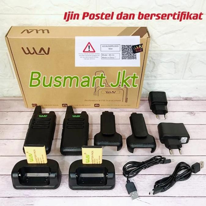 Jual HT Wlan / wln ijin postel plus desktop / Carger duduk ( 1 Dus Isi 2 ) | Shopee Indonesia