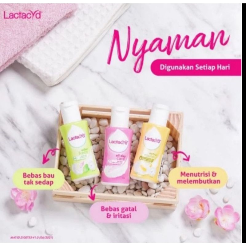 Jual LACTACYD ALL DAY CARE |LACTACYD FEMININE HYGIENE 60ml | Shopee Indonesia