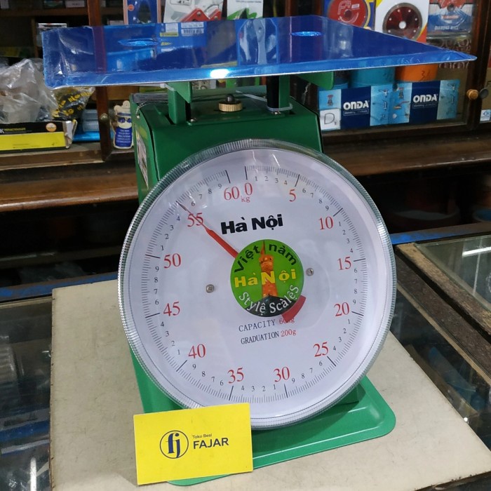 Jual Timbangan duduk Vietnam 60 kg / Timbangan jarum pegas model rata | Shopee Indonesia