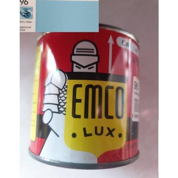Jual """""] cat minyak kayu besi emco lux warna biru intan 200 ml | Shopee Indonesia