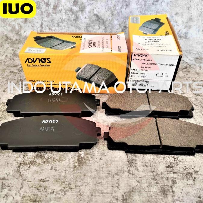 Jual Brake Pad AISIN Hiace Commuter Kampas Rem ADVICS A1N249T ORIGINAL ...