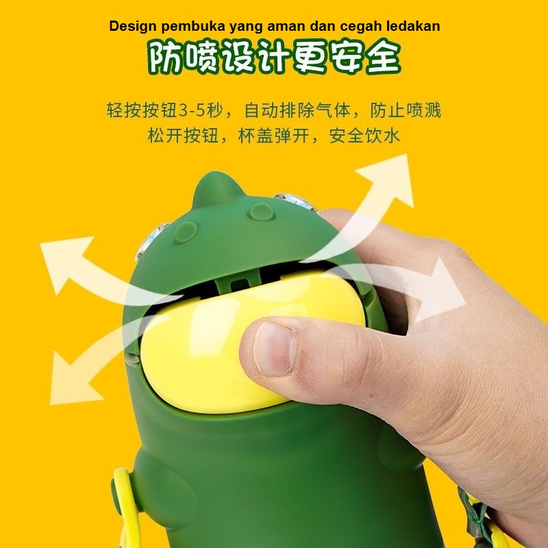 Jual Botol Num Pinkah Botol Termos Stainless Anak Kter Dino 470Ml ...