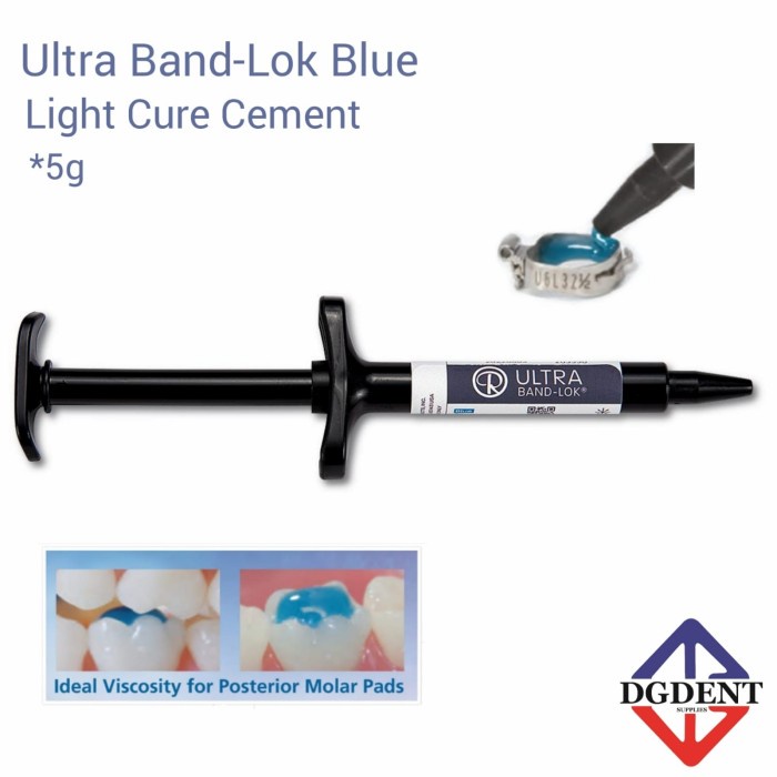 Jual Reliance Light Cure Band Cement / Ultra Band Lok Blue / Molar Band ...