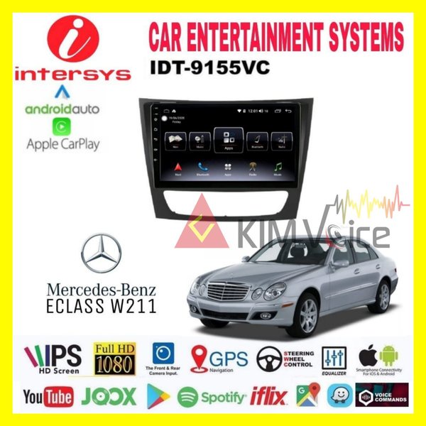 Jual Head unit Android Intersys OEM Mercy E CLASS W211 9 inch 2001-2009 ...